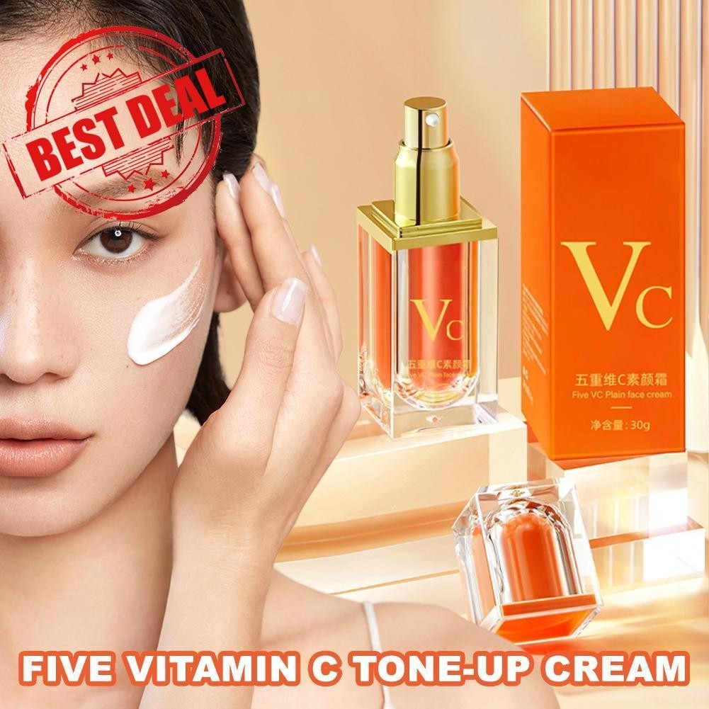 Five Vitamin C Tone-up Cream 30g Vc Lazy Moisture Toning Cream ...