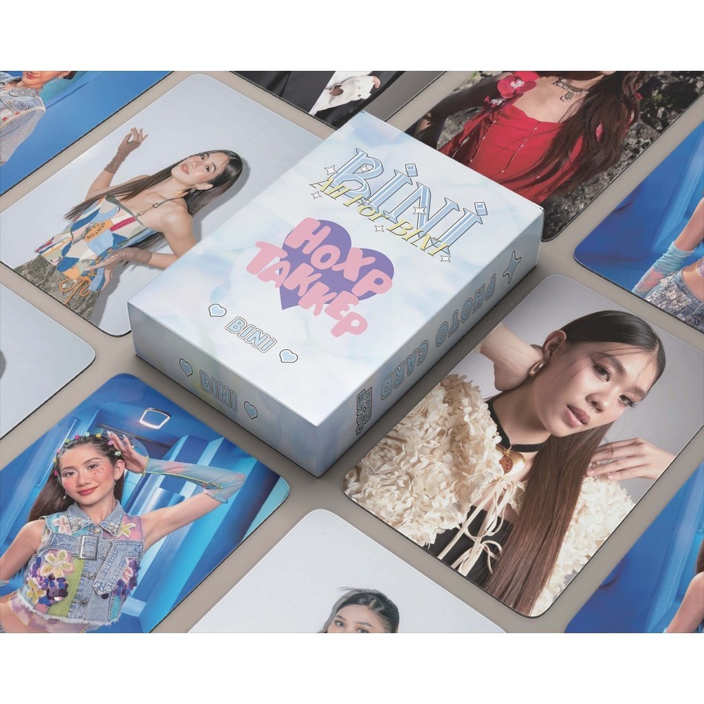 30-96pcs BINI Photocards biniverse Laser Hologram Lomo Cards Aiah Colet ...