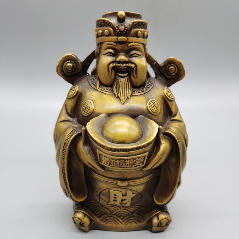 Pure Copper God of Wealth Ornaments Pure Copper God of Wealth Ornaments ...