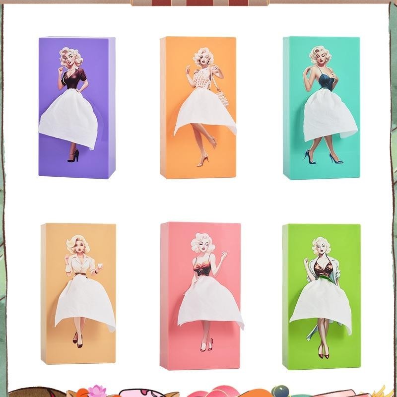 Cartoon Anime Girl Tissue Box Flying Skirt Tissue Box Tutu Girl Face ...