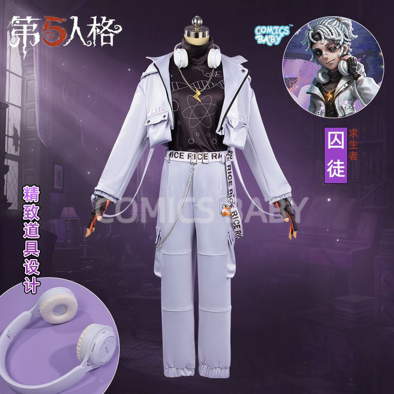 Identity V Luca Balsa Prisoner cosplay Costume wig Little Yellow Duck ...