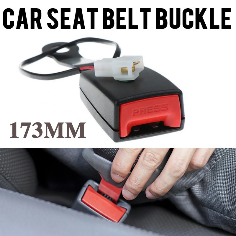 Compatible With Most Cars Front Safety Seat Belt Buckle Socket Plug ...