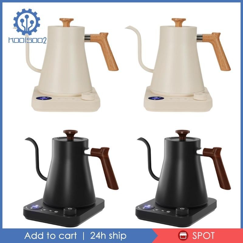 [Koolsoo2] Electric Gooseneck Pour over Kettle Temp Control 1200W Quick ...