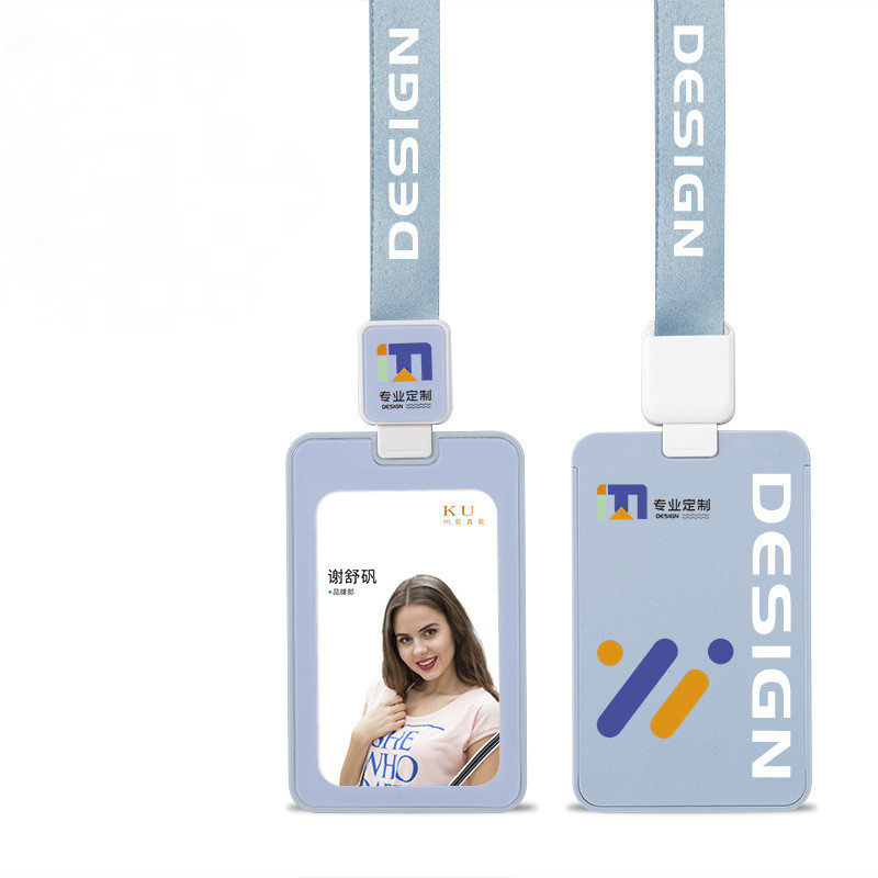 Staff Id Card Square Box With Telescopic And Lanyard Hook For Neck ...