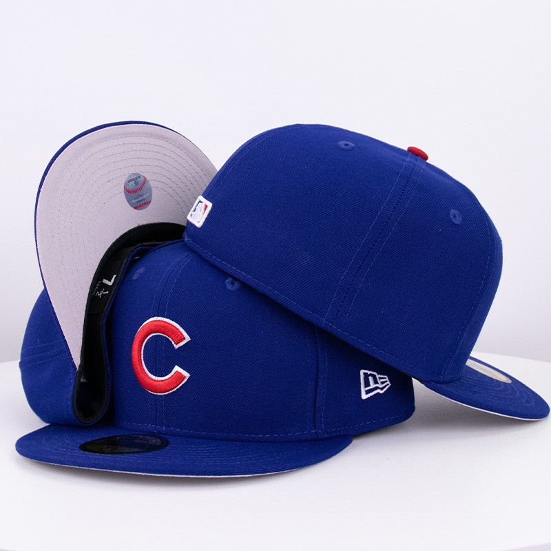 2024 AA Quality Chicago Cubs Hats Fully Closed Baseball Cap Fashion ...
