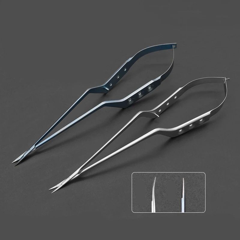Stainless Steel Gun-Shaped Scissors Microscissors Titanium Alloy ...