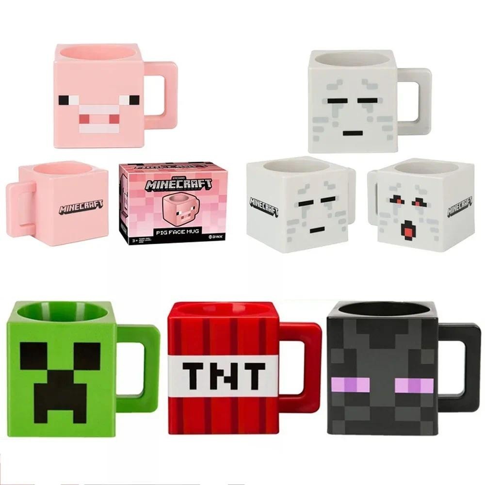 230ml Minecraft 3D Mug Capacity TNT Coolie Fear Block Grassland Pink ...