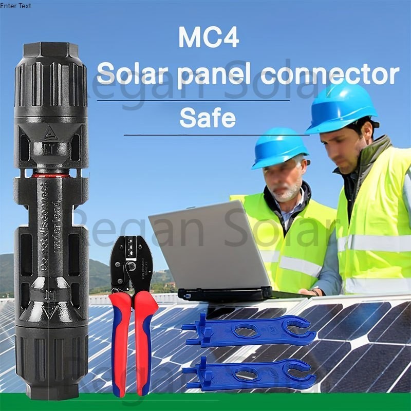 10Set MC4 Connectors Waterproof Male Female Plug Cable Terminals for ...