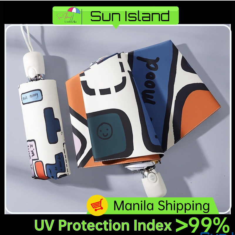 YUOYU Tetris UV Protection Automatic(Manual) Folding Mini Pocket ...