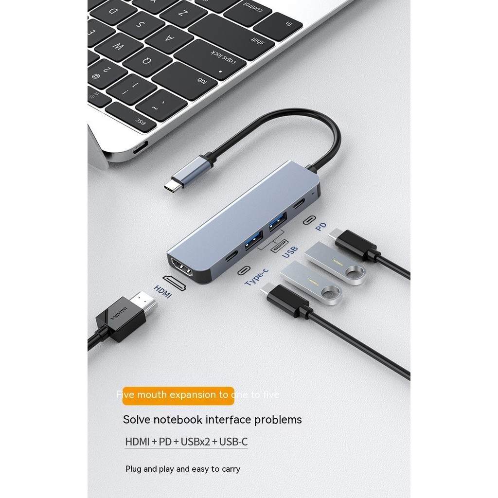 TypeC Multi-port Extender USB Hub Branching Expansion Dock Mobile Phone ...