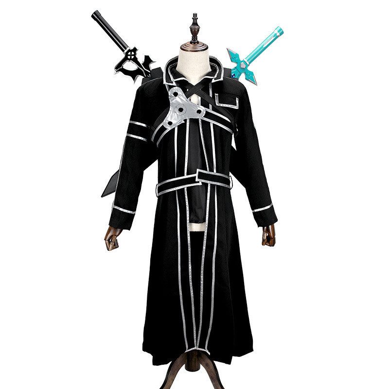 Sword Art Online cosplay Kirito cos clothing full set Kiritani Kazuto ...
