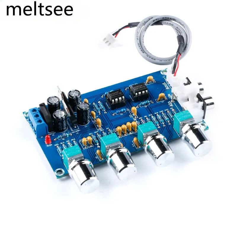 XH-M164 NE5532 Stereo Pre-amp Preamplifier Tone Board Audio 4 Channels ...