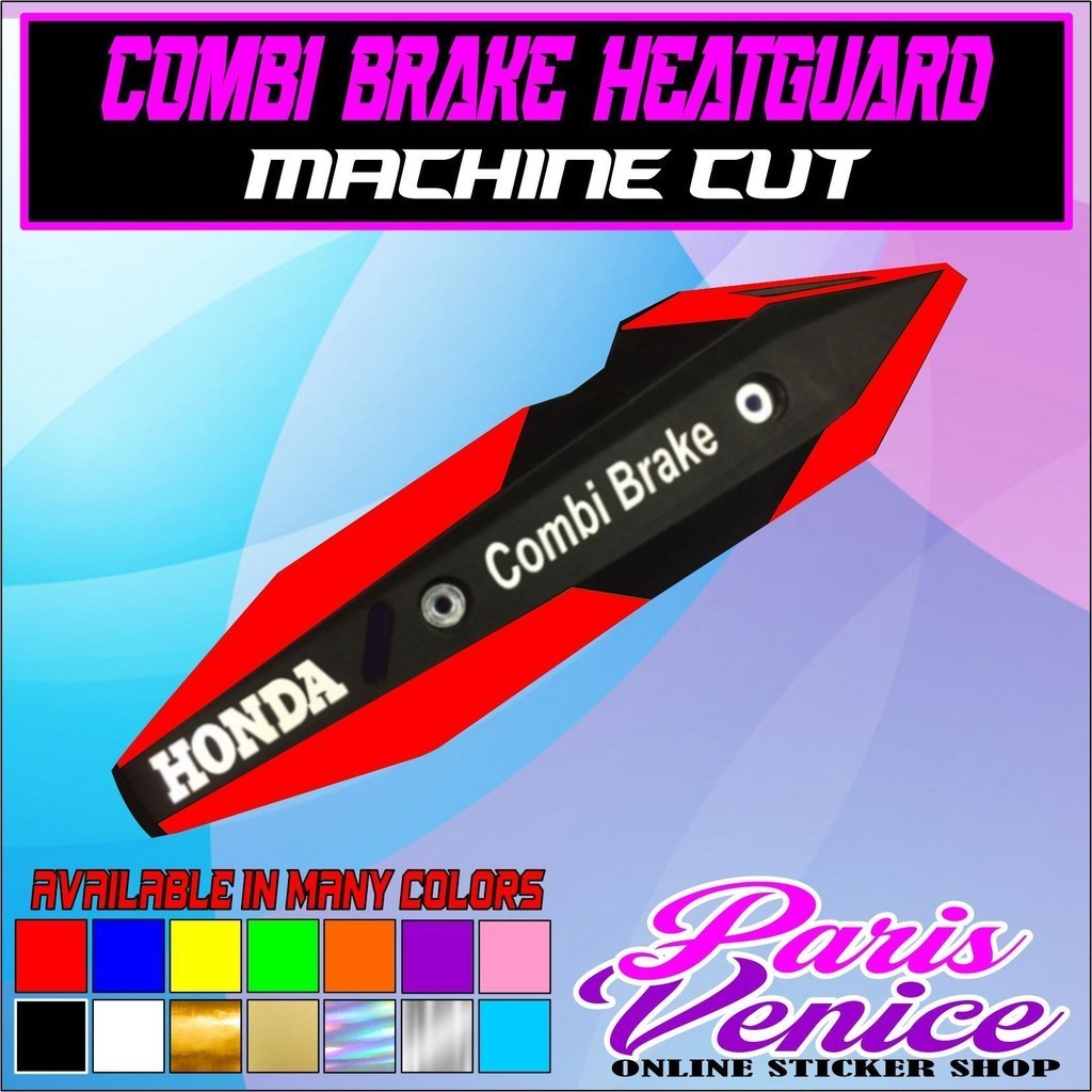 combi brake heatguard for click v2 v3 machine cut diecut original ...