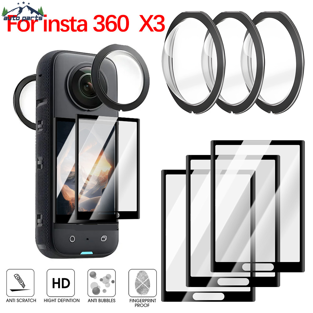 For Insta360 X3 - Front Back Camera Guards - Anti-Scratch, Shock-Proof ...