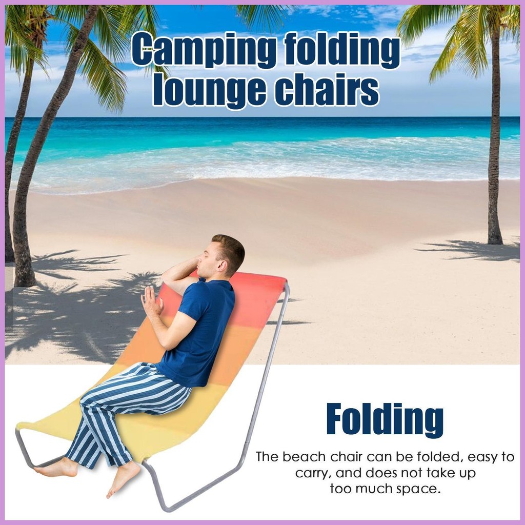 Sun Chairs Loungers Portable Folding Sun Lounger Reclining Lounger ...