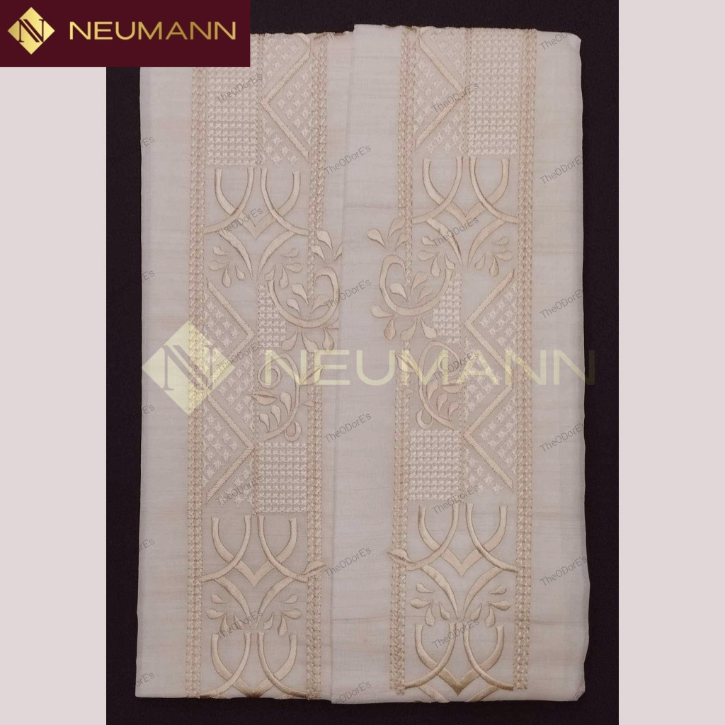 NEUMANN PRECUT EMBROIDERED FABRIC Piña Jusi (MALCOLM) Full Buttons ...