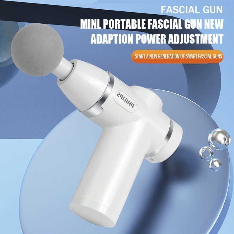 POP Philips Massager Gun Vibrating Quiet Electric Fascial Gun with ...