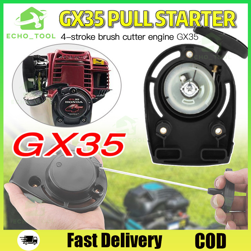 Universal Recoil Pull Starter for 4-stroke Brush Cutter Engine GX35 ...