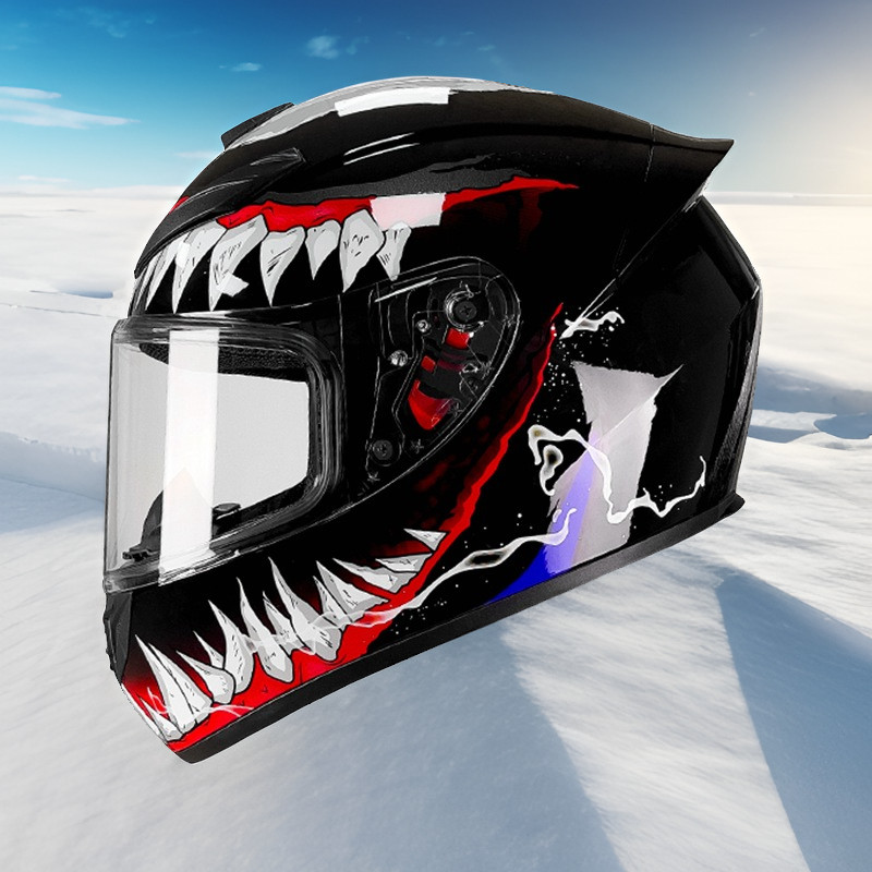 Motorcycle Motorcycle Helmet Men and Women Full Cover Four Seasons ...