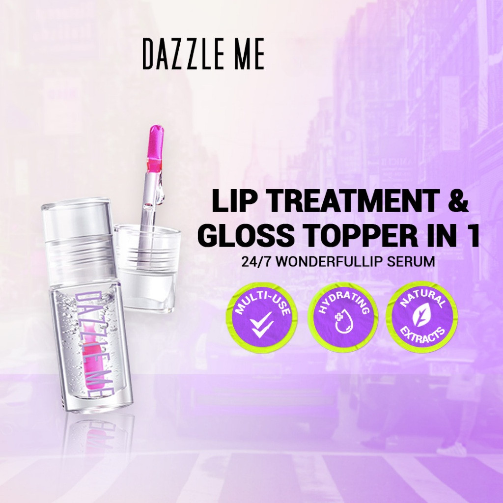 DAZZLE ME 24/7 Wonderfullip Serum -Lip Shine Lip Serum Lip Care Nourishing Serum Lip Balm ...