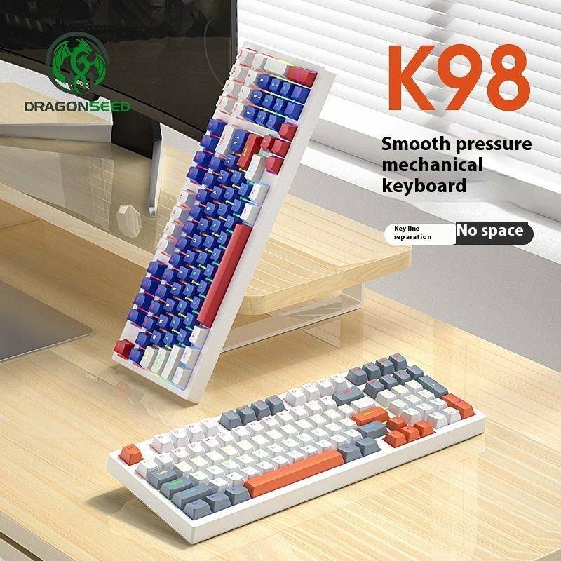 Dragon Guardian K98 RGB mechanical keyboard with 98 key layout ...