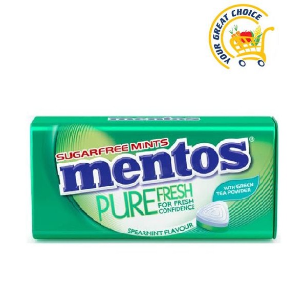 Mentos Pure Fresh Spearmint Tin 35g | Shopee Philippines