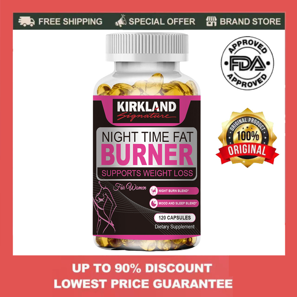 KIRKLAND Night time Fat Burner - Weight Loss Pills for Women - Belly ...