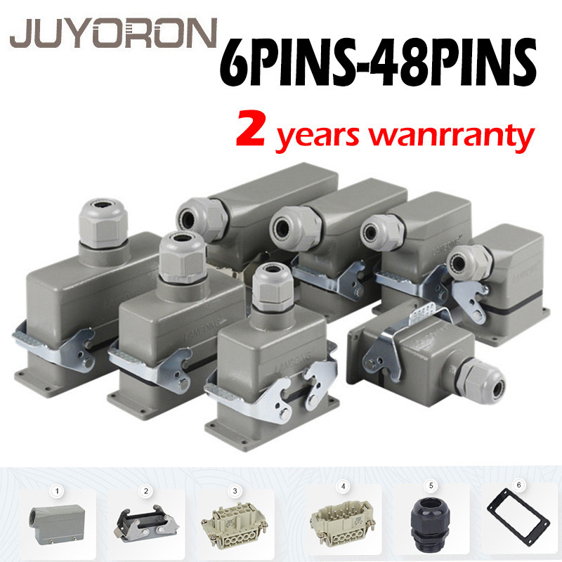 Waterproof Heavy Duty Connectors 6pins 10pins 16Pins 24Pins 32Pins ...
