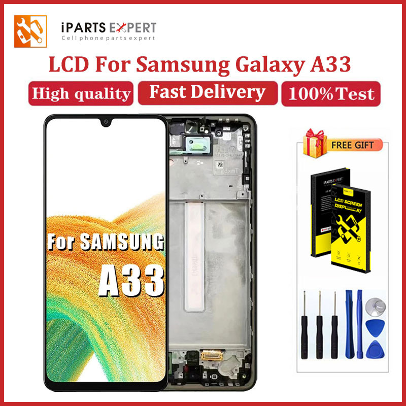 IPARTSEXPERT Original LCD For Samsung Galaxy A33 5G LCD Display Touch ...
