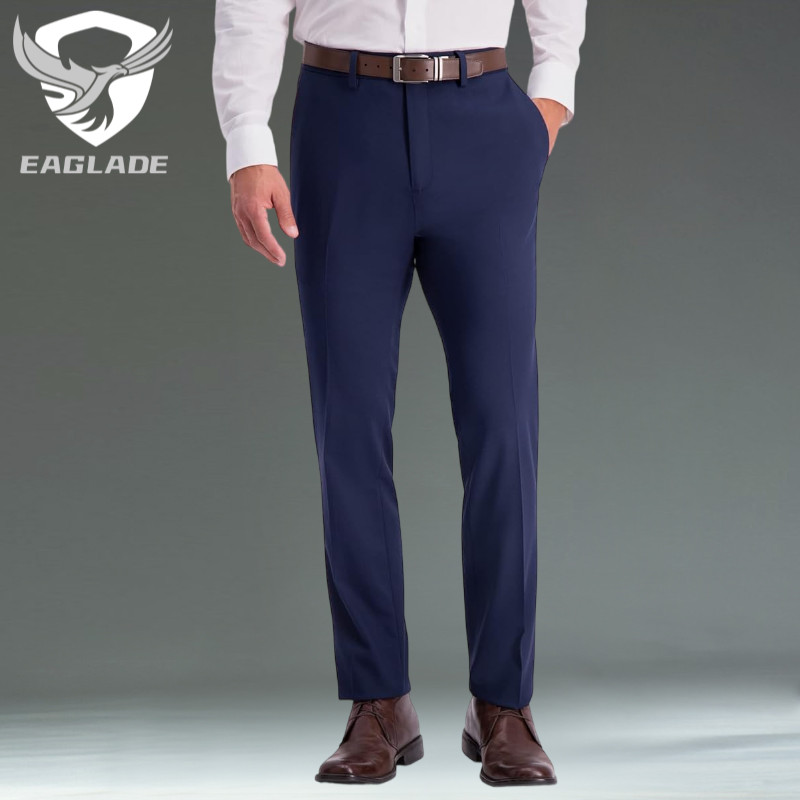 EAGLADE Slacks Casual Korean Golf Formal Pants for Men JP188 in Blue D04 | Shopee Philippines