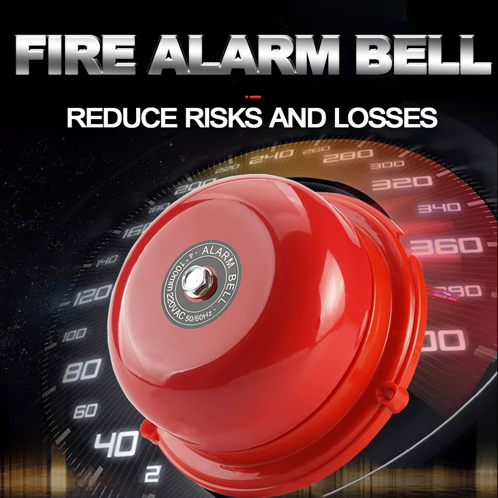 Fire Alarm Bell 4"/6"/8" With Manual Switch Home Safe Mall Office Fire ...