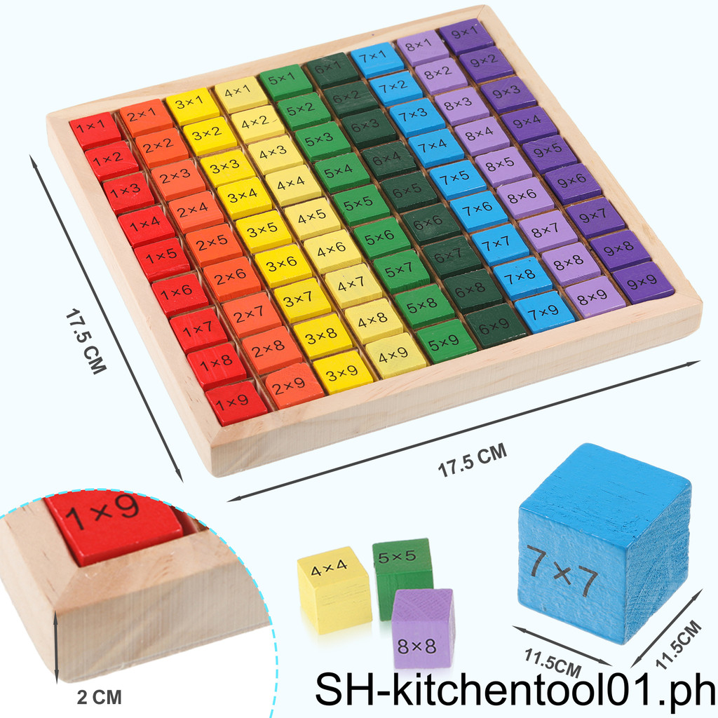 1/2/3 Multiplication Table Game For Kids Eye-hand Coordination And ...
