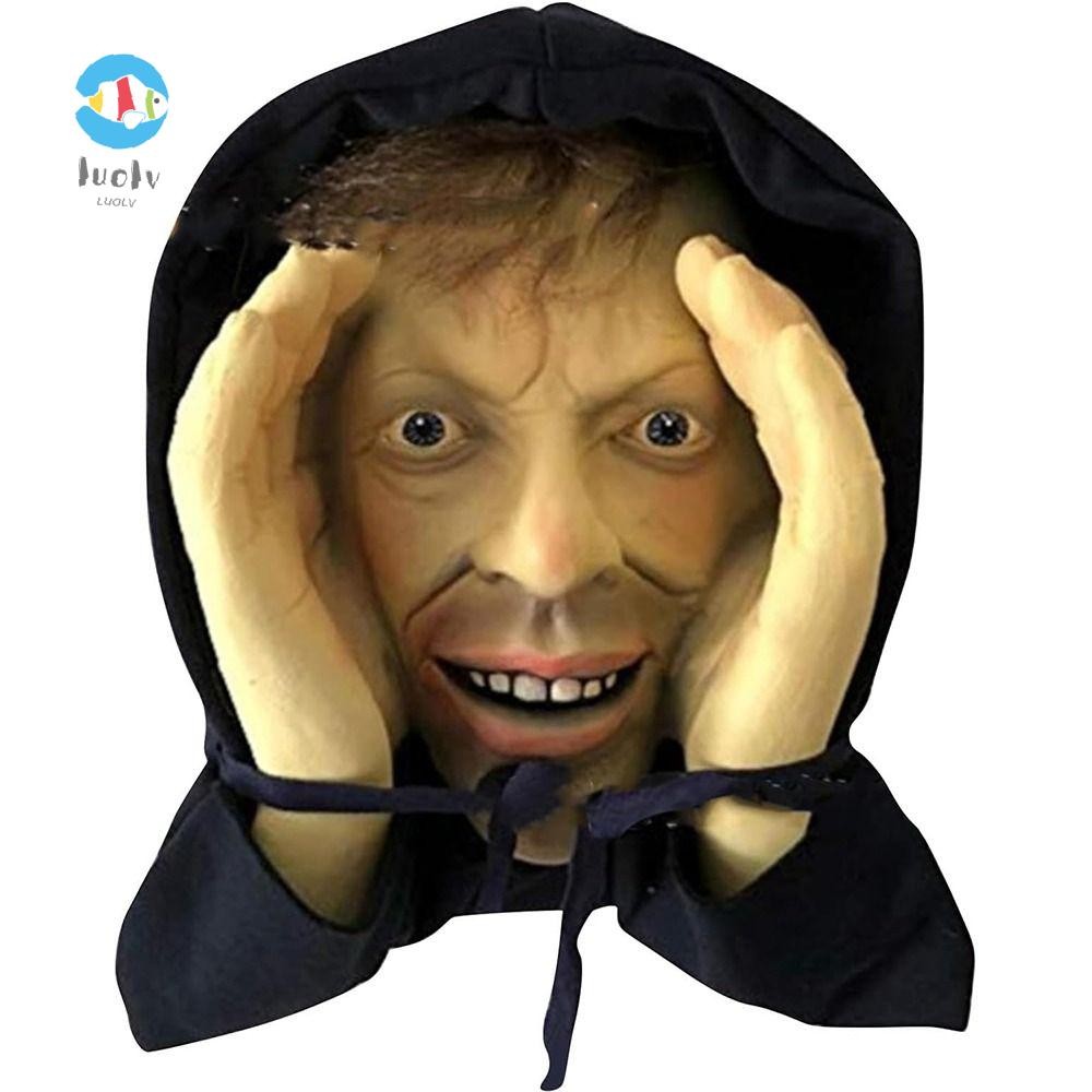 LUOLUVO Window Sticker, PVC Indoor And Outdoor Scary Peeper Freak ...