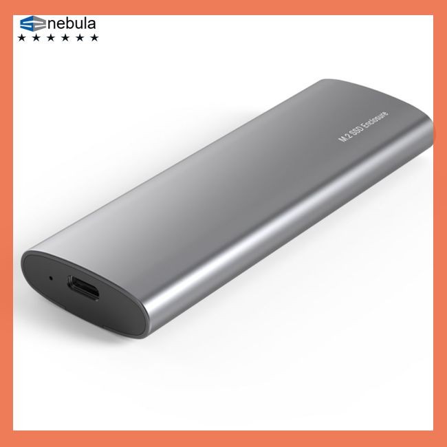 NEB M.2 SSD Enclosure NVME SATA To USB C Dual Protocol Hard Drive ...