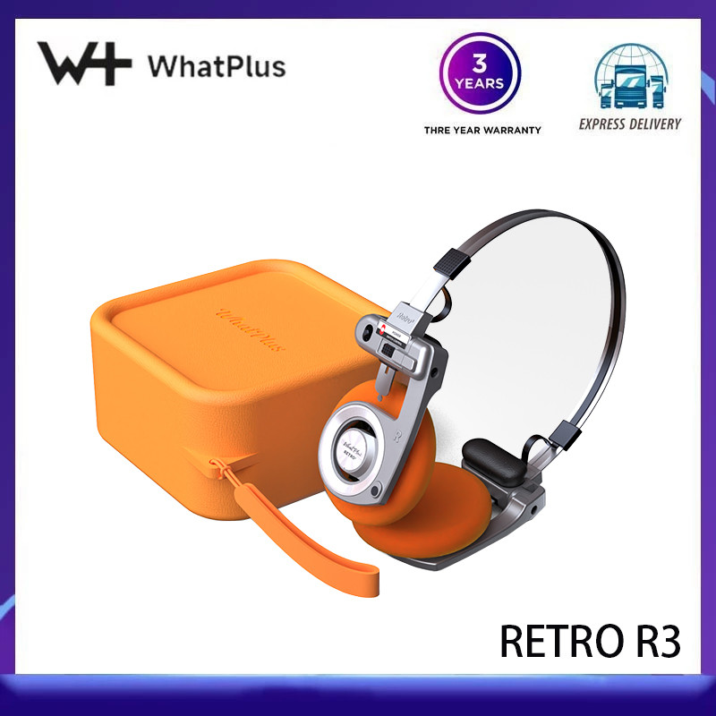 WhatPlus RETRO R3 Exclusive Storage Bag Bluetooth Earphone Silicone Box ...