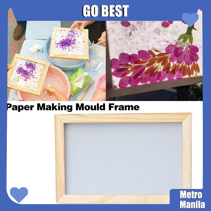 Paper Making Mould Frame Screen Paper Making DIY Wood Paper Making ...