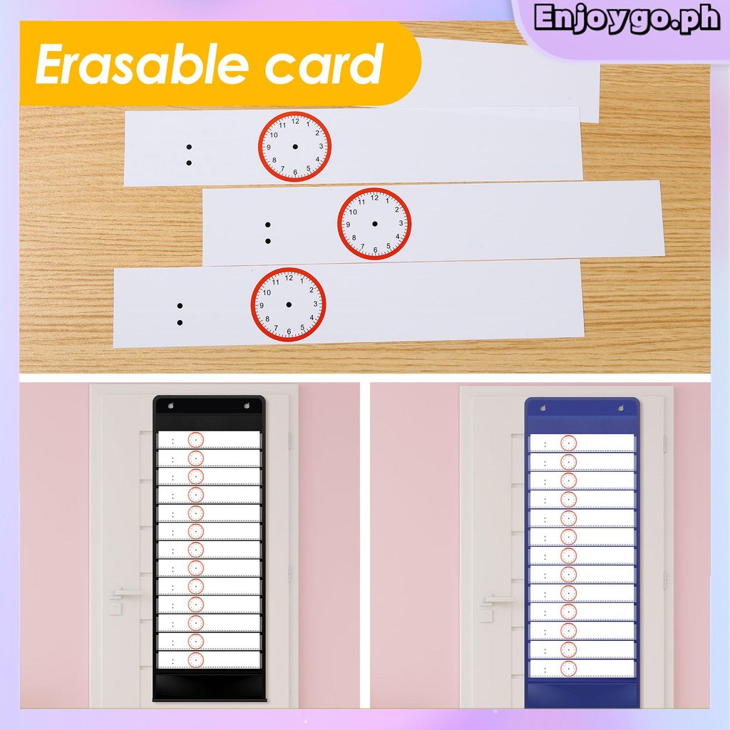 Daily Schedule Pocket Chart Scheduling Pocket Chart with 18 Reusable ...