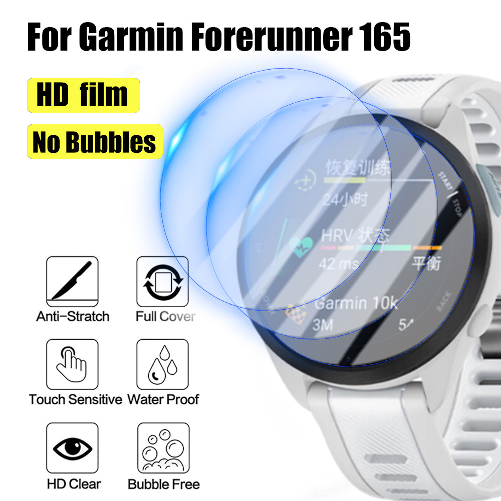 Hd Tempered Glass Film - For Garmin Forerunner 165 - 9h Transparent ...
