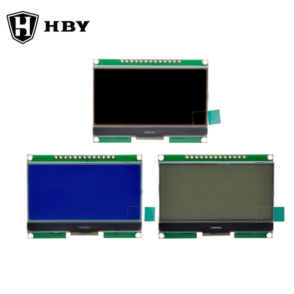 12864 IIC LCD Module 128X64 I2C COG Graphic Display Screen Board LCM ...