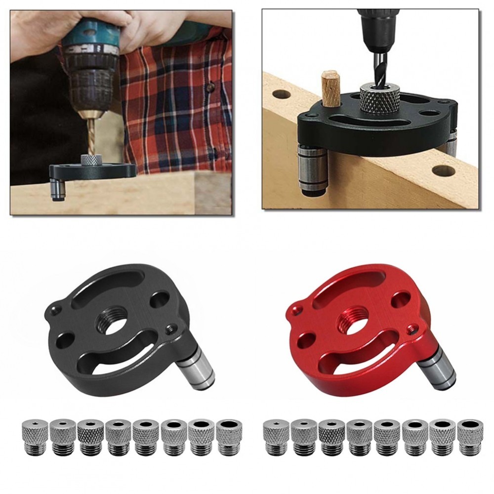 Hole Drill Guide 8 Sizes Pocket Hole Jig Rustproof Various Holing Needs ...