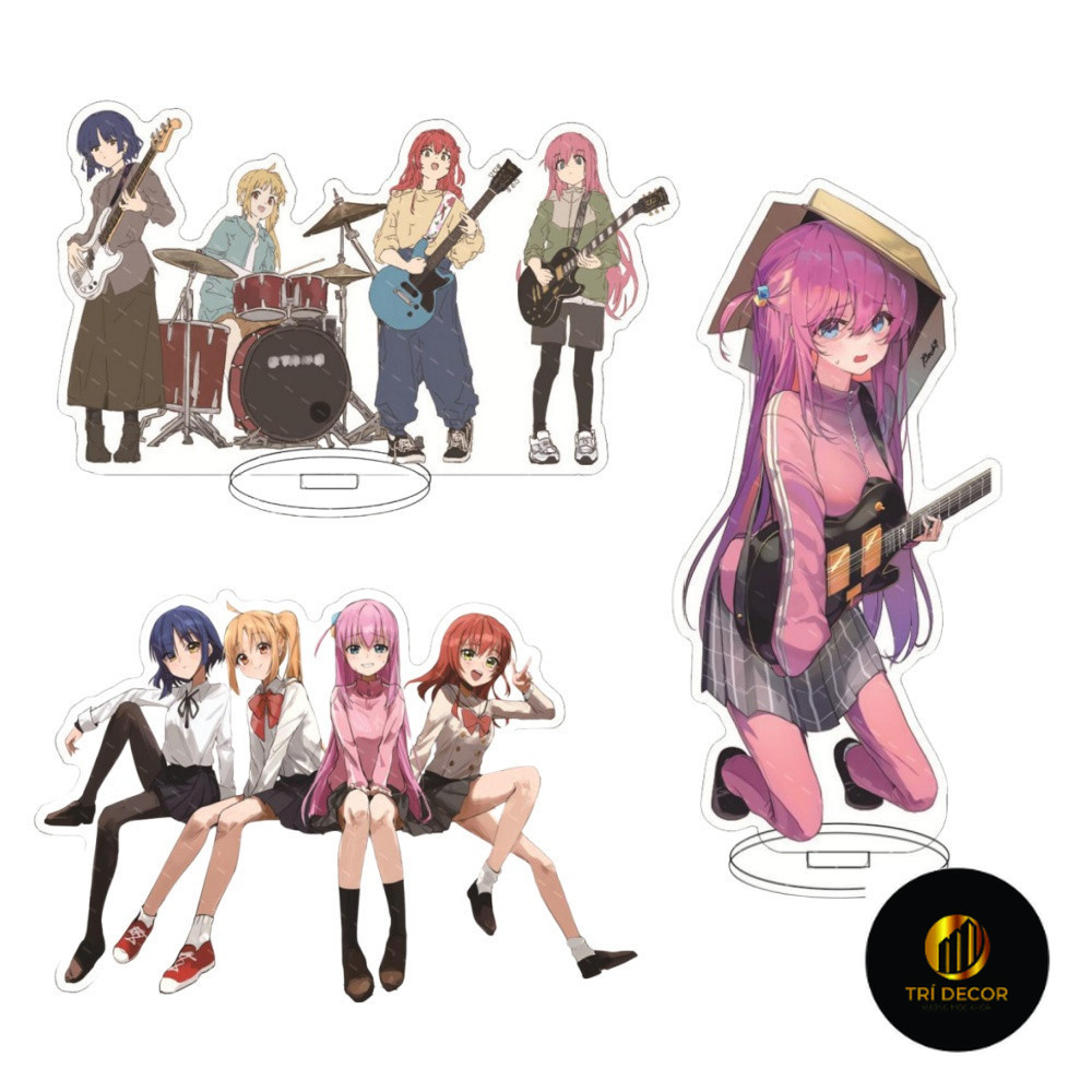 Hot Anime Bocchi the Rock Hitori Gotō Ryou Seika Keychain Backpack Bag ...