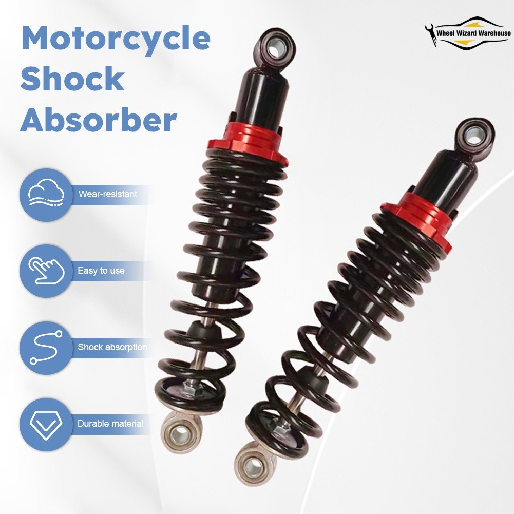 2Pcs Universal Hydraulic Shock Absorbe 250/310mm Motorcycle Rear Shock ...