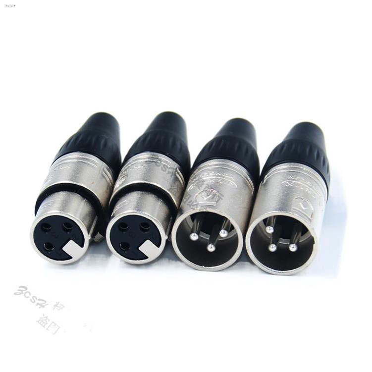 Pabrika☆Professional audio cannon head male and female plug three-core canon welding microphone ...