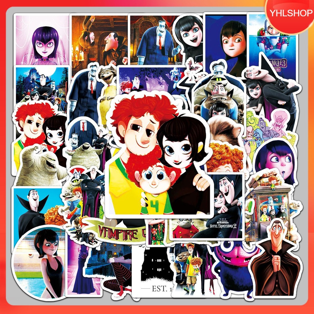 50 Types Of Cartoon Hotel Transylvania Sticker | Shopee Philippines