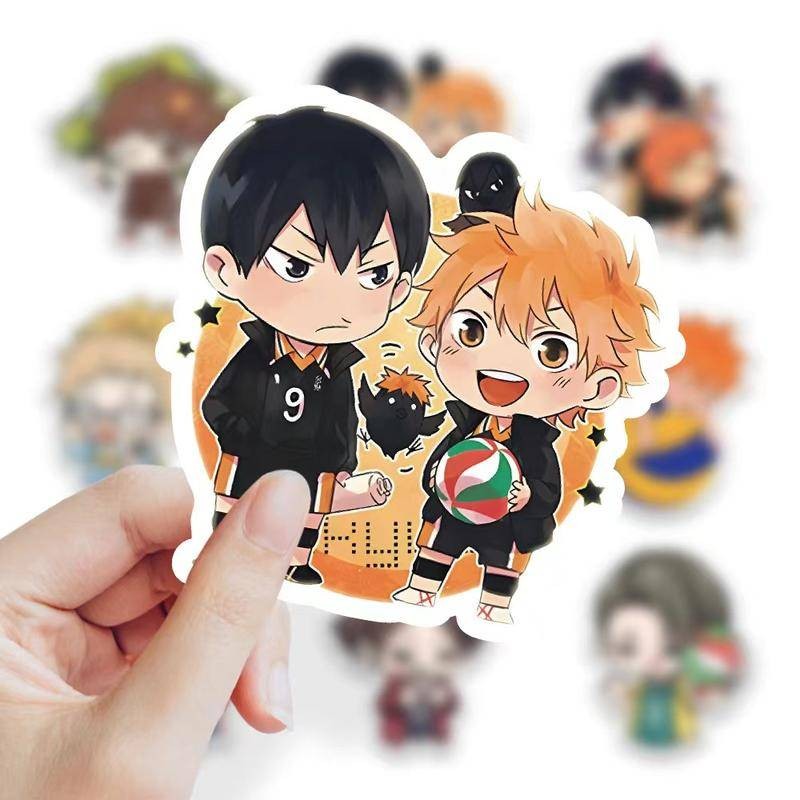 60Pcs/Pack Anime Haikyu Stickers Hinata Shoyo Tetsurou kuroo Kozume ...