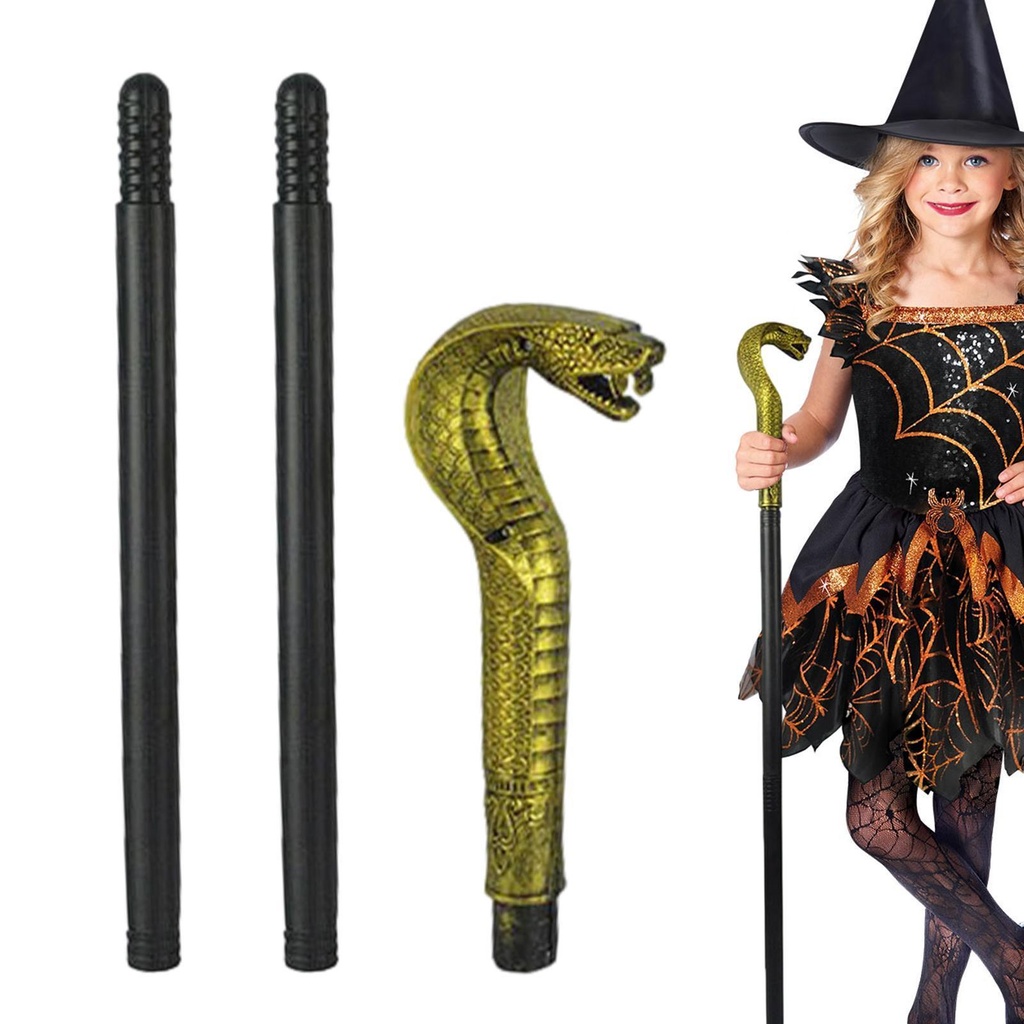 Costumes Walking Cane Round Handle Round-headed Royal King Halloween ...