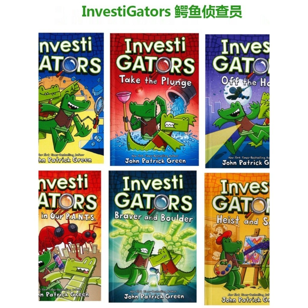 DaQuan☾♠⊕ English original picture book InvestiGators crocodile scout 1 ...
