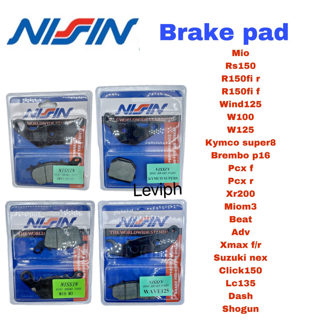 nissin brake pad motorcycle Raider150 / Wave110&Wave100 / Mio 125 ...