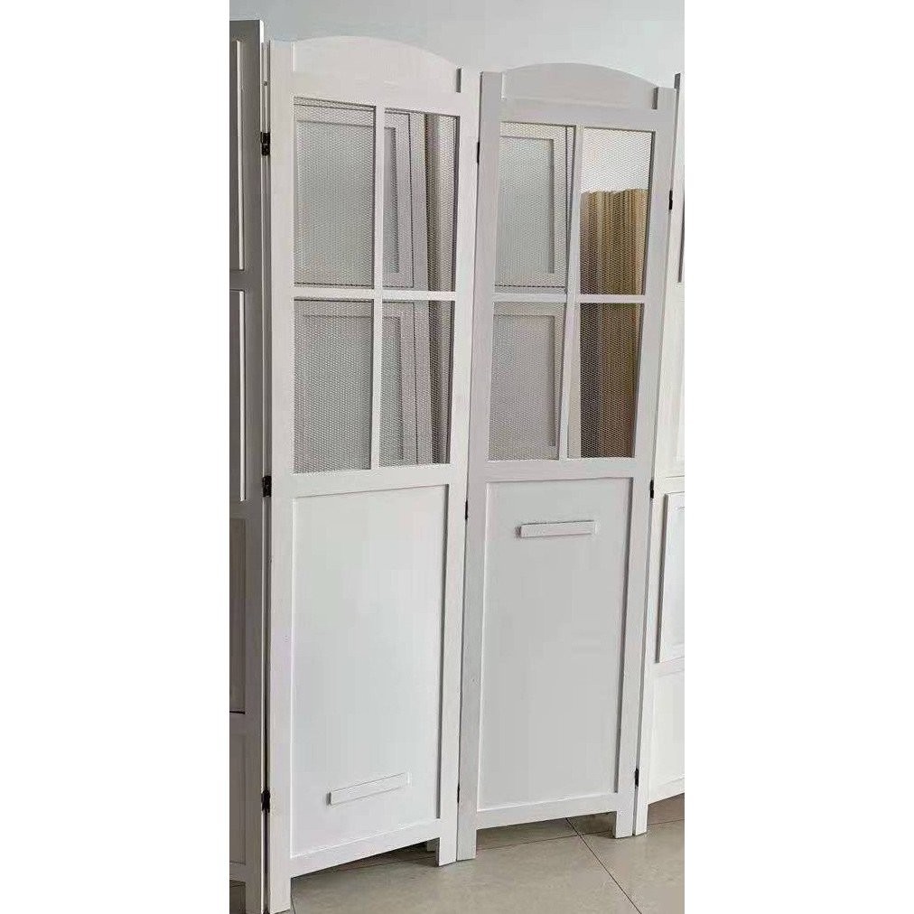 Vintage Distressed Solid Wood Subareas Screens American Country Mobile ...