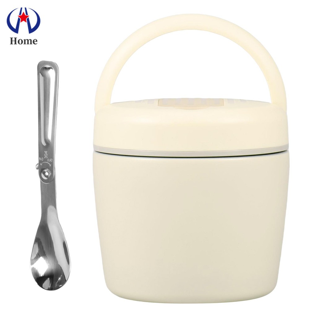 1200ml Food Flask Stainless Steel Insulated Food Jar 2 Layer Hot Food ...